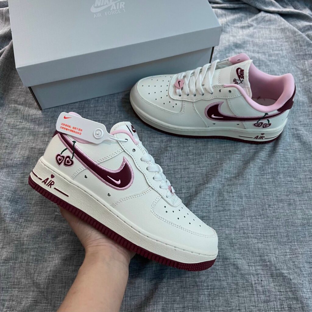 Giày Nike AF1 Cherry siêu cấp - Air Force 1 Cherry - Góc Của Nhỏ
