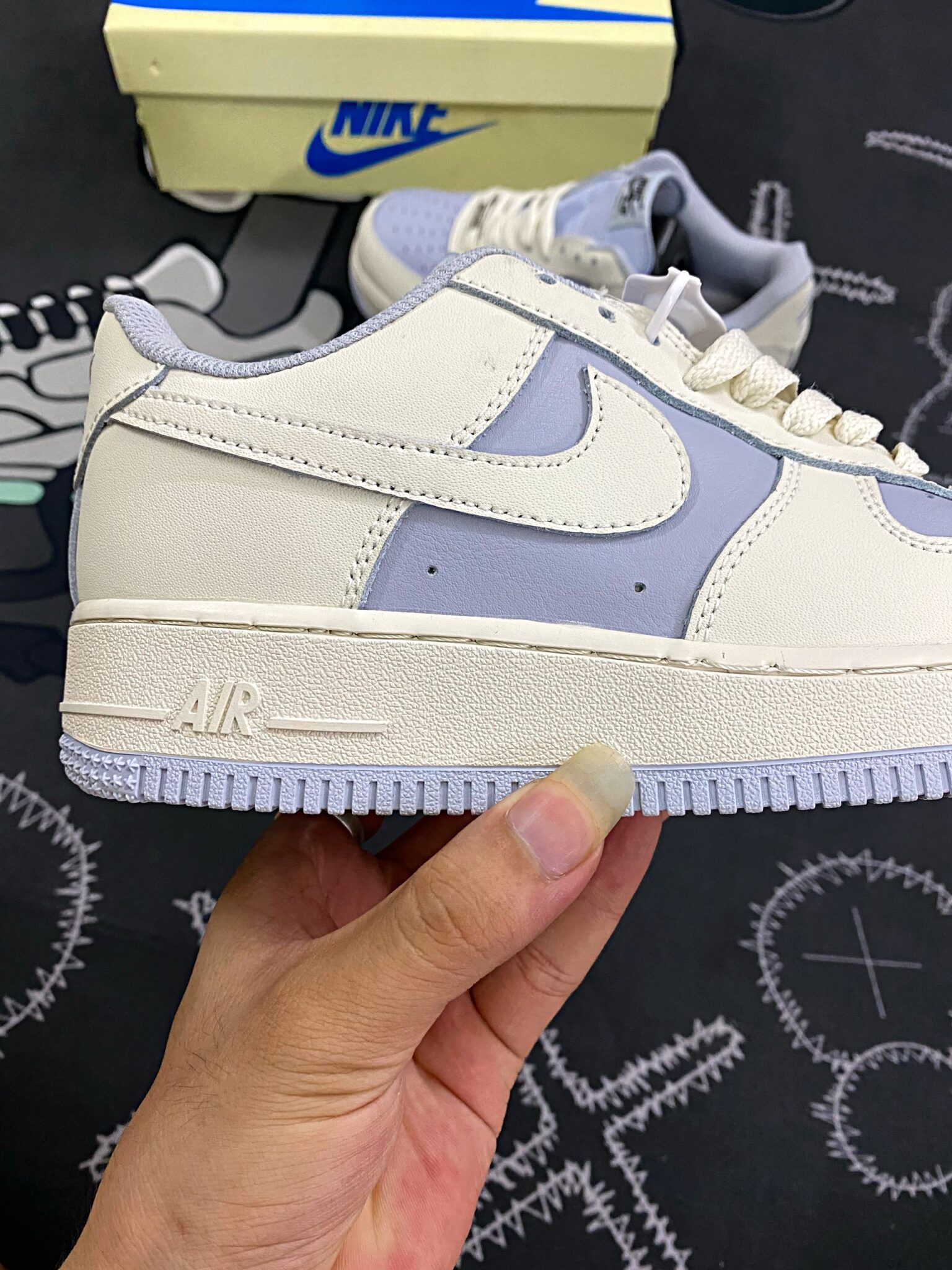 Giày Nike AF1 khoai môn rep 1:1 - Góc Của Nhỏ